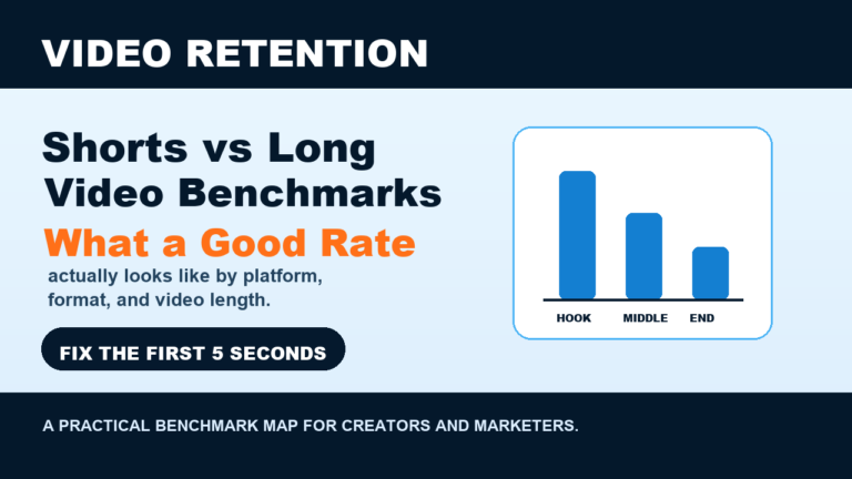 Good Video Retention Rate Benchmarks: Shorts Vs Long Videos in 2026